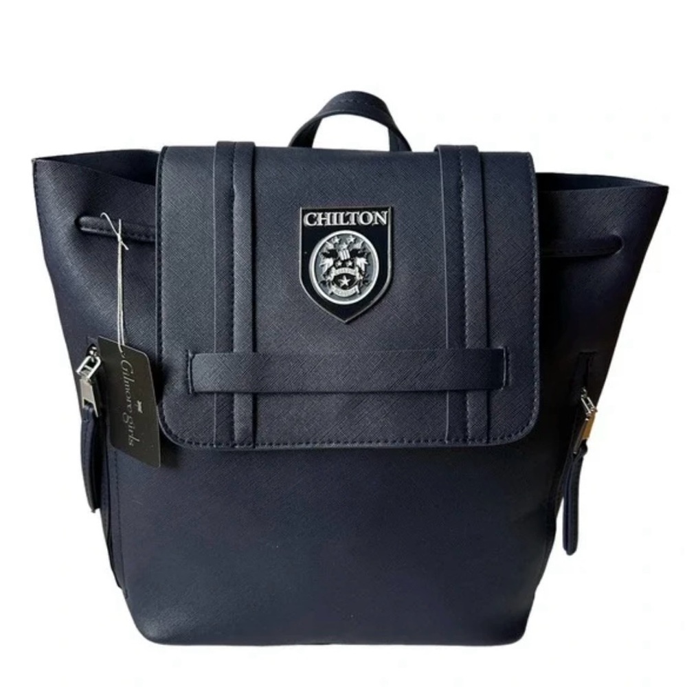 Gilmore Girls Chilton Backpack Navy Blue Faux Leather… - Gem